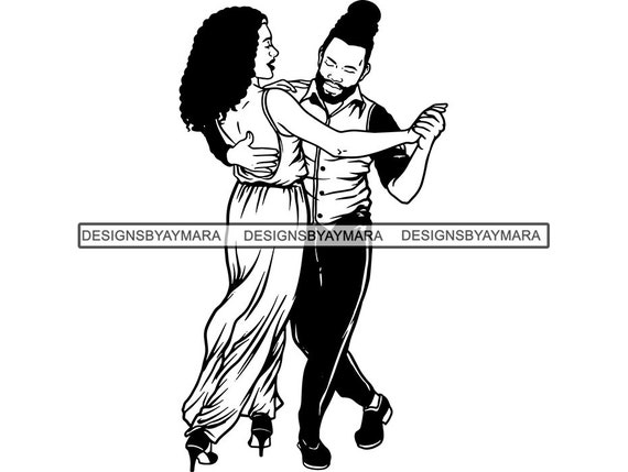 Stepper Dancer Stepping Chicago Style African American Couple - Etsy