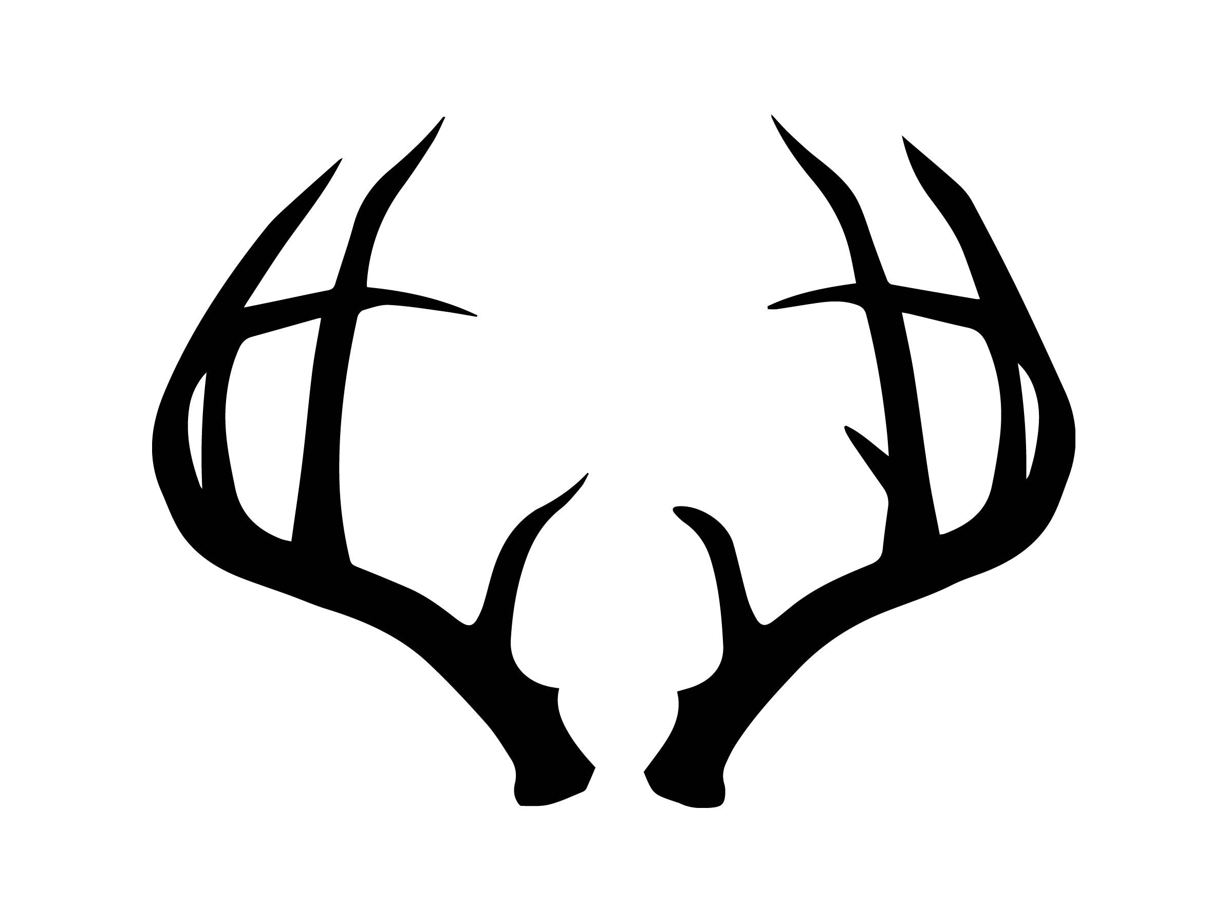 Deer Horn Antler Trophy Wildlife Nature Stag Horny Forest Antler Svg
