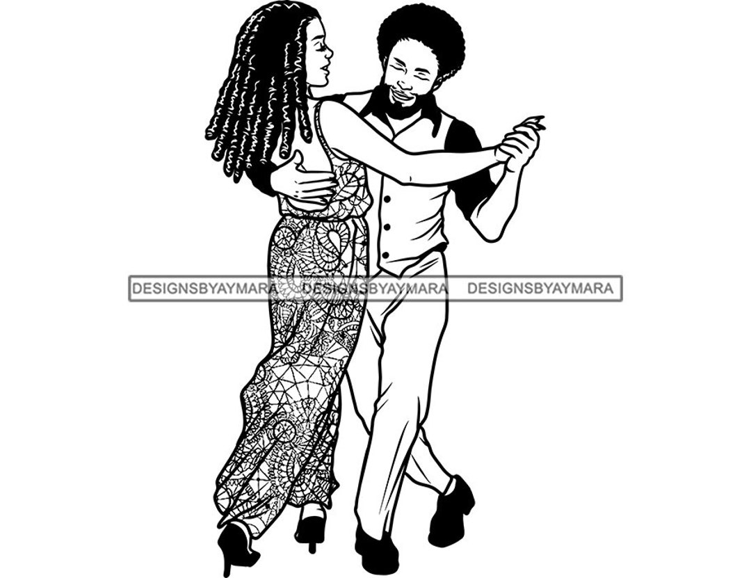 Couple Dancing Swing Stepper Dancer Step Dancing Chicago Style Dancer ...