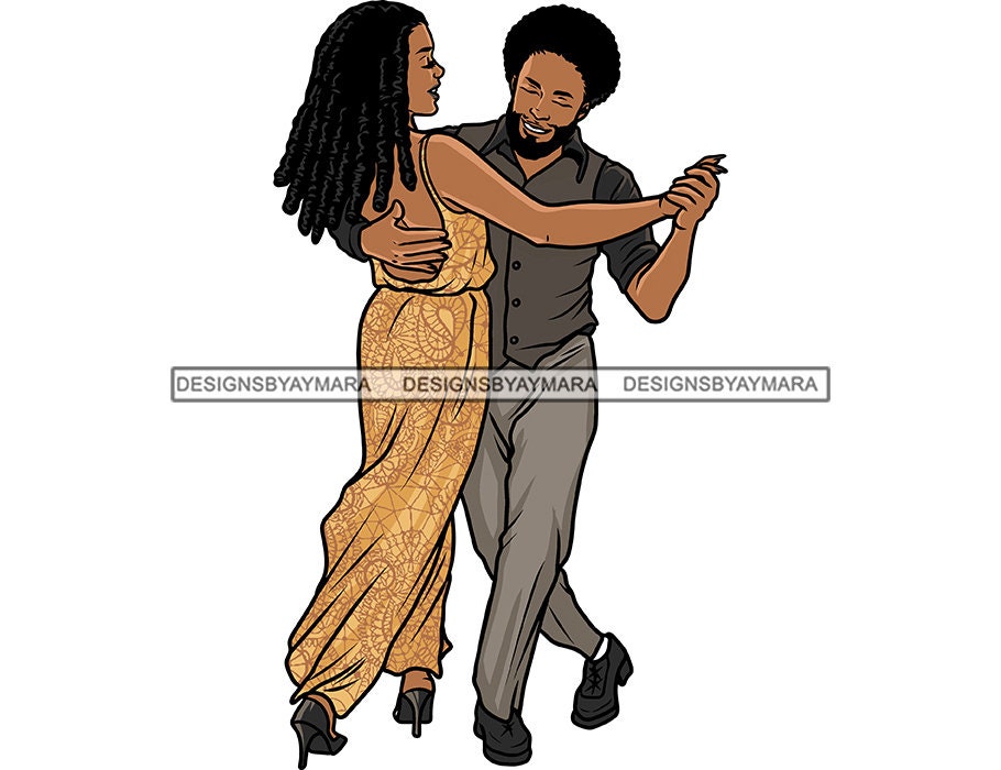 Afro Couple Dancing Swing Stepper Dancer Step Dancing Chicago - Etsy