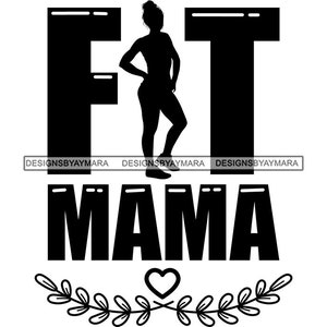 Fit Mama Cute Fitness Motivational Quotes Fit Healthy Body Physique ...