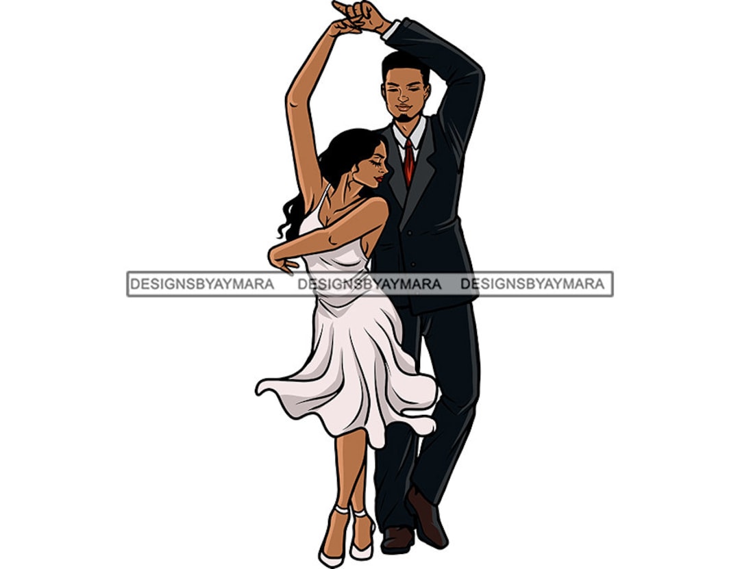 Melanin Couple Dancing Swing Stepper Dancer Step Dancing Chicago Style ...