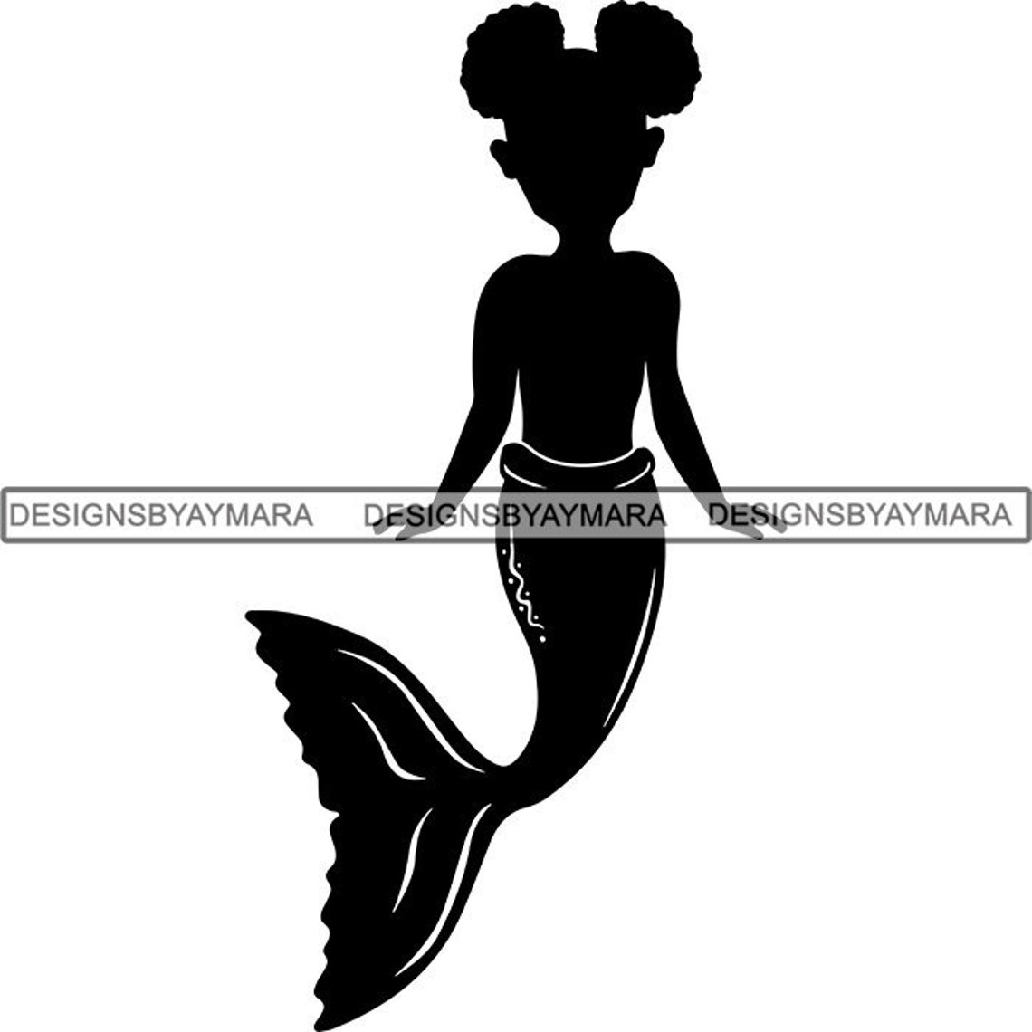 Afro Cute Mermaid Fairy Tale Baby Girl Mythology Fantasy | Etsy