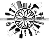 Beauty Salon Hair Style Scissors Comb Hairdresser Work Tool - Etsy