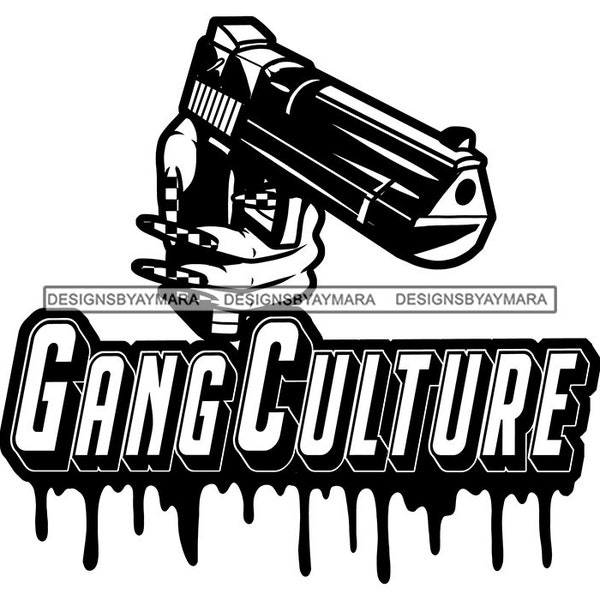 Gangster Drip Svg - Etsy