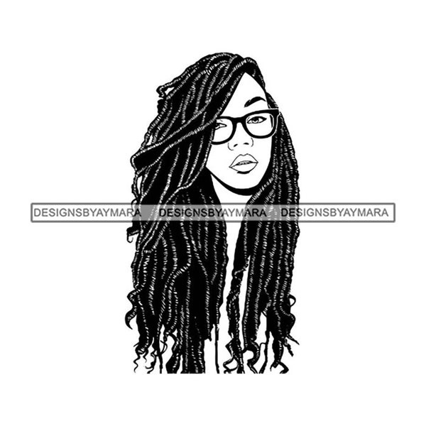 Female Loc Silhouette - Etsy