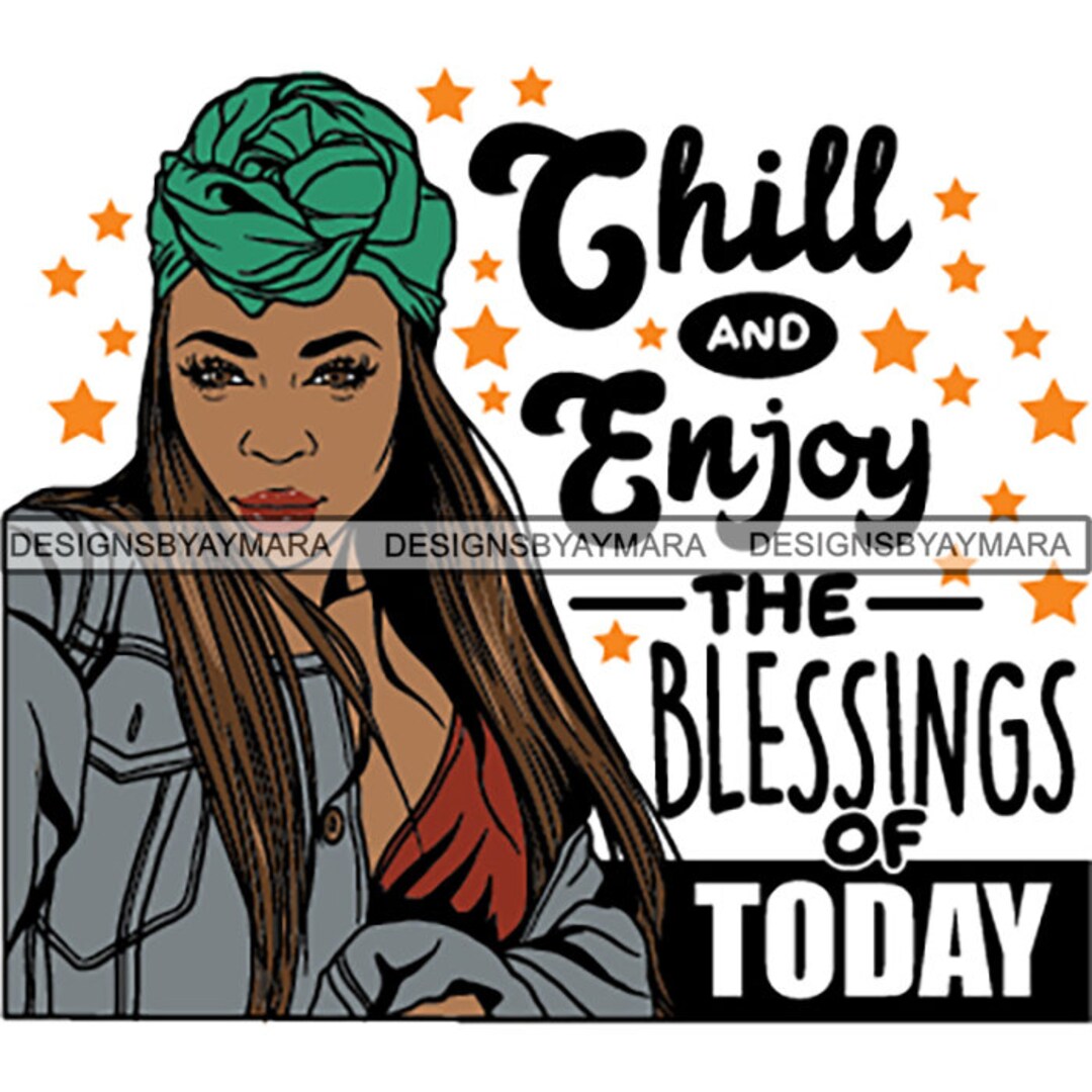Black Woman Blessed Quote SVG Goddess Queen Melanin Popping Nubian Lady ...