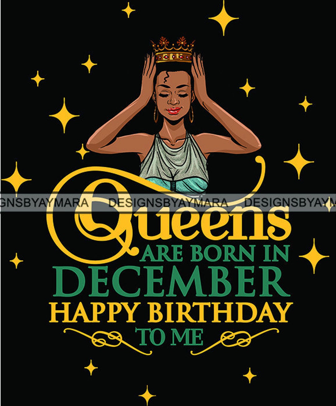 December Happy Birthday Clipart