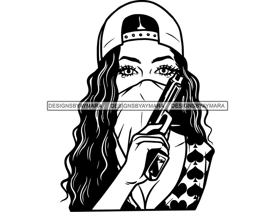 Gangster Girls With Bandanas