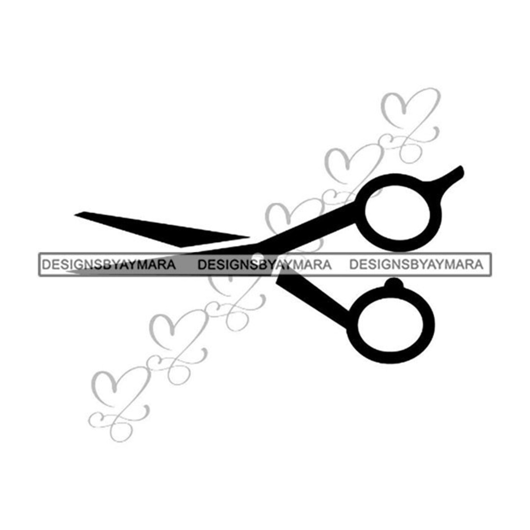 Scissors Hair Style Beauty Salon Comb Accesories Hairdresser Female ...