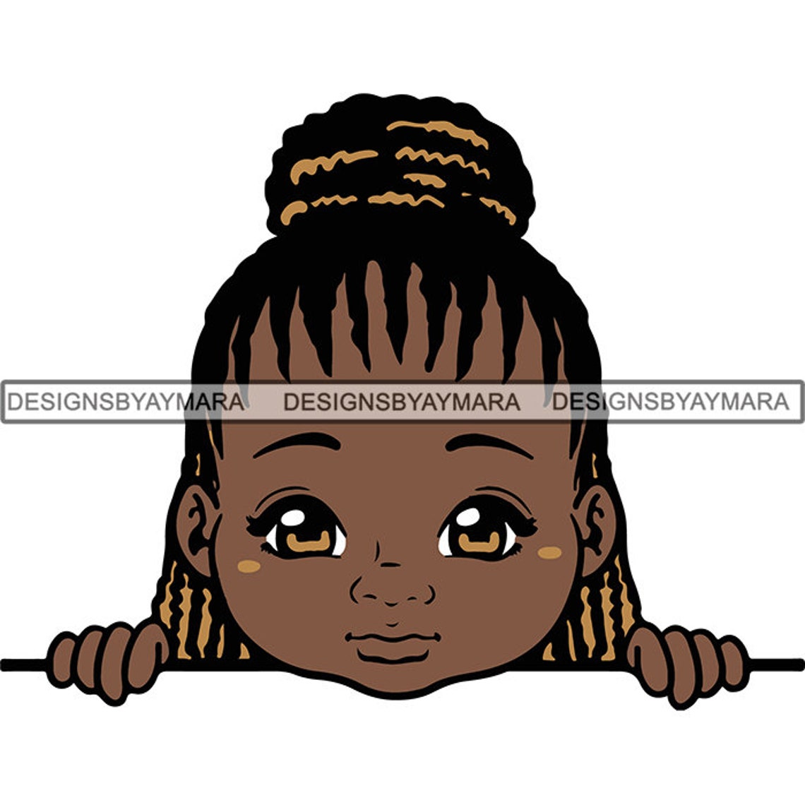 Peek-a-boo I See You Baby Boo SVG Layer Girl Afro Puff Nubian Cute ...