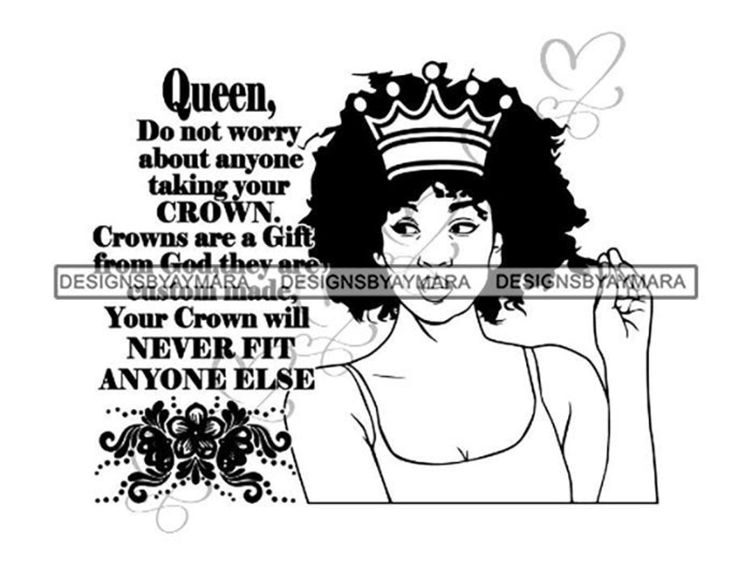 Afro Woman SVG Doctor Diva Classy Lady Nubian Queen Afro Hairstyle ...
