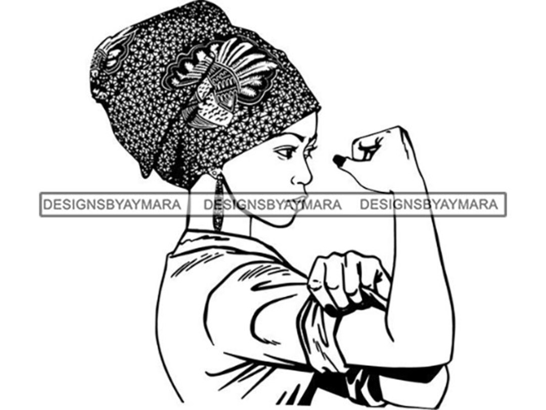 Black Woman We Can Do It Strong Diva Classy Lady Nubian Queen African ...