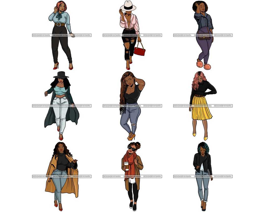 Bundle 9 Fashion Diva Woman Glamour Elegance Classy Lady - Etsy