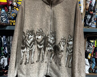 Mens L Wolf Jacket - Etsy