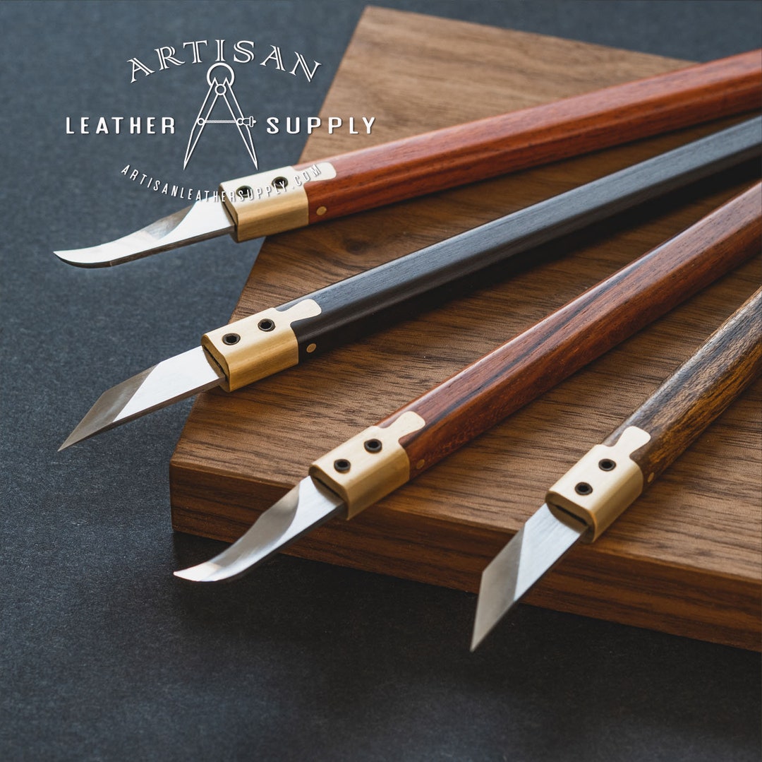ARTISAN Leather Craft Pen Knife Interchangeable Blade - Etsy