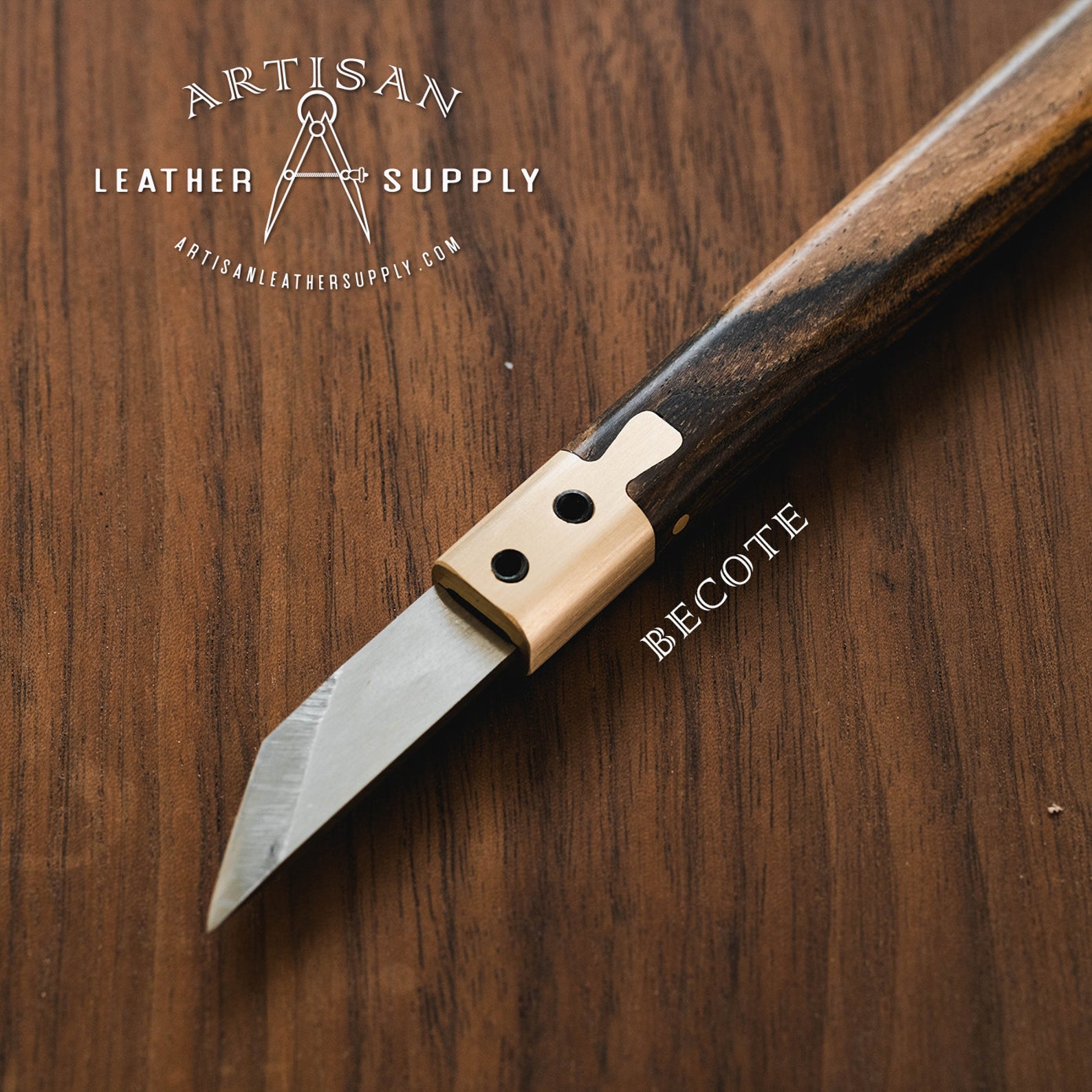 ARTISAN Leather Craft Pen Knife - Interchangeable Blade - Etsy