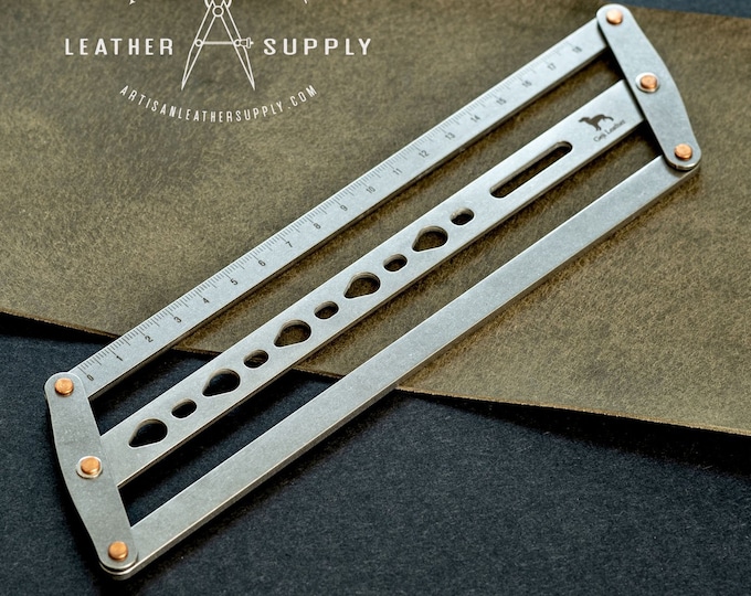 Belt/strap Center Punch Guide - Etsy