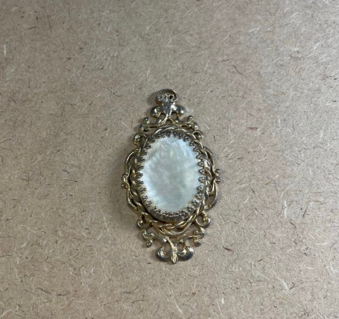 Brooch With Attachment for a Chain - Etsy