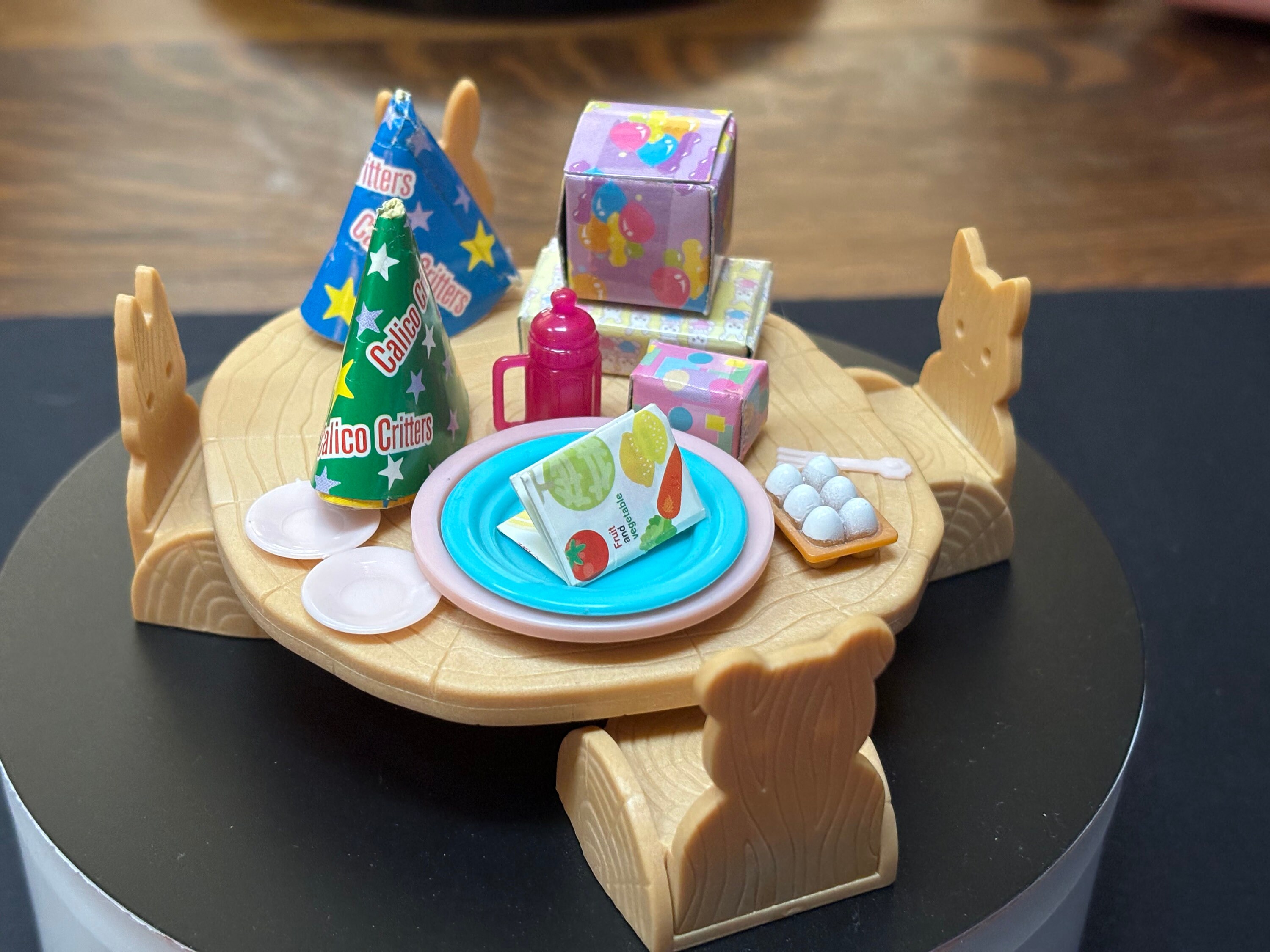 Calico Critter, Birthday Table, Gifts, and Party Hats - Etsy