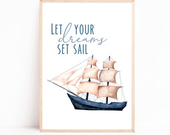 Let Your Dreams Set - Etsy