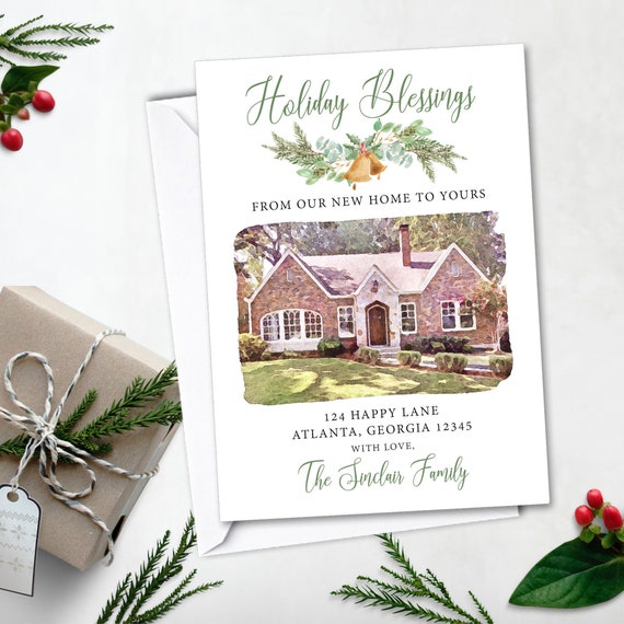 Change Of Address Holiday Cards