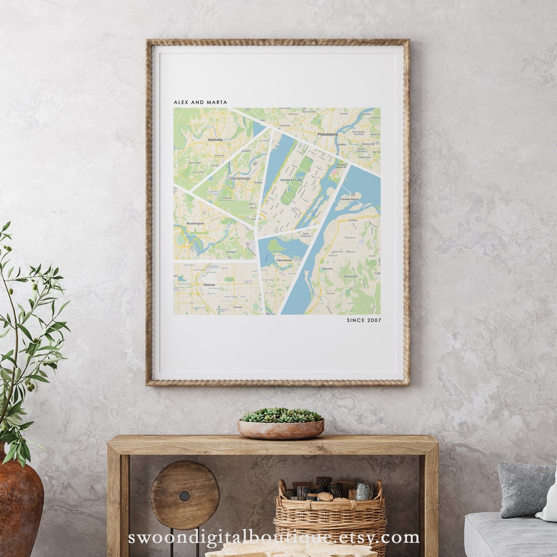 Love Map Our Love Map Love Map Print Our Travels Map Our - Etsy