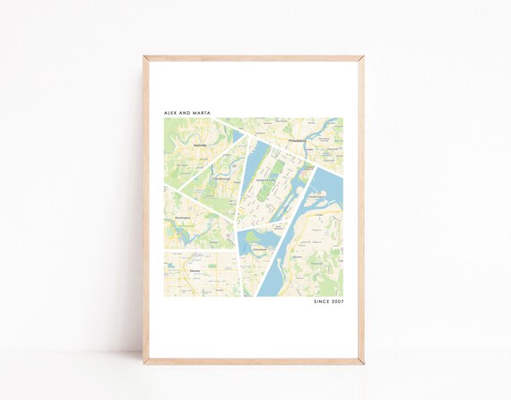 Love Map Our Love Map Love Map Print Our Travels Map Our | Etsy