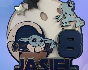 Grogu Cake Topper - Etsy