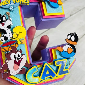 Baby Tunes 3D Letters/ Baby Tunes Birthday Decoration/ Baby Tunes Party ...