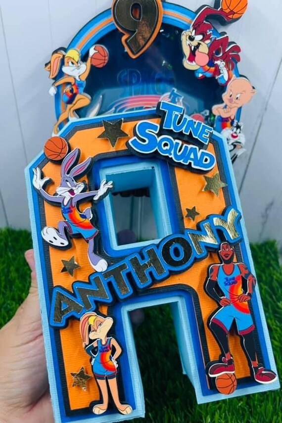 Space-jam 3D Letter/space-jam Birthday Decor/space-jam Party - Etsy