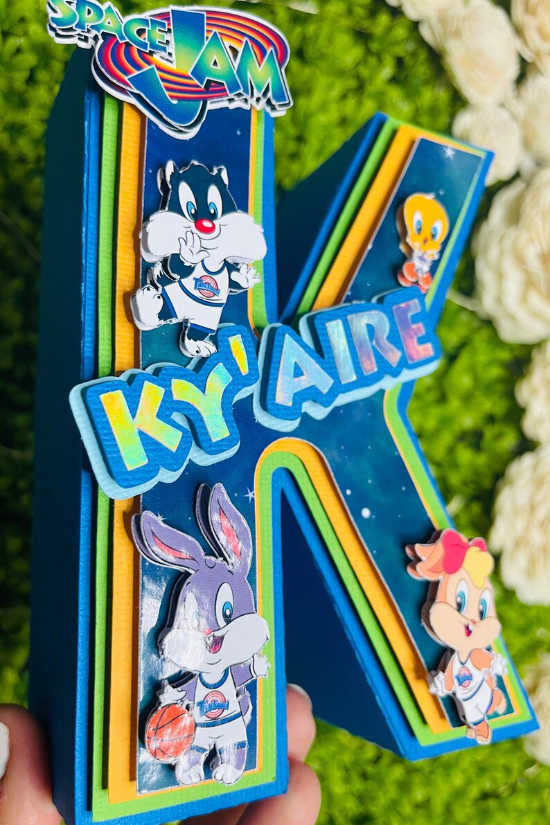 Baby Tune Squad Letter/ Space-jam Birthday/ Space- Jam Birthday ...