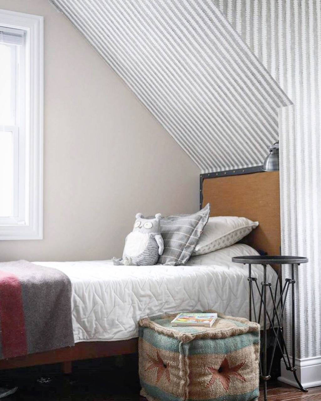 Sand Vertical Stripe Wallpaper - Etsy