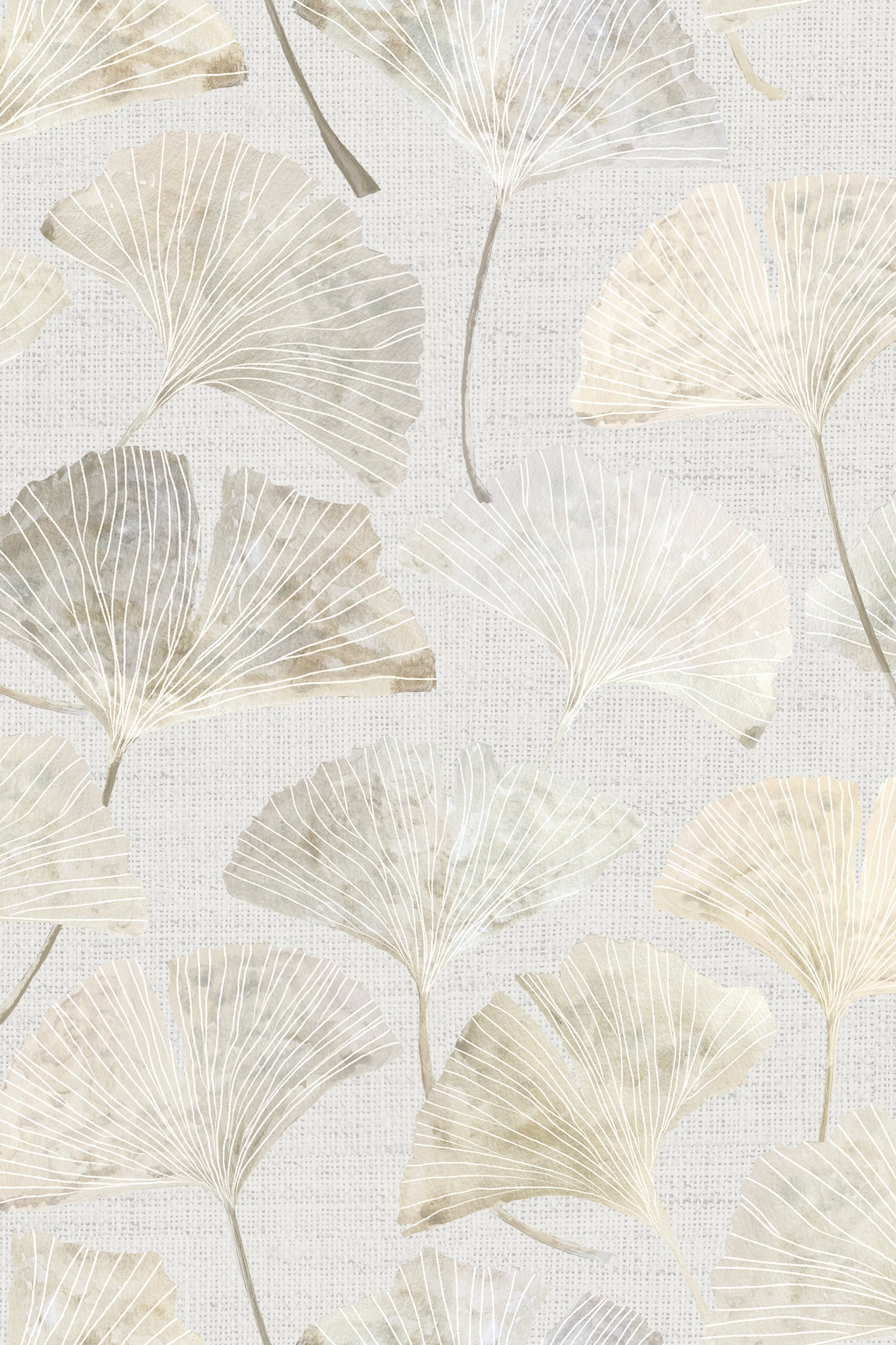 Gingko Leaf Wallpaper Sample - Etsy