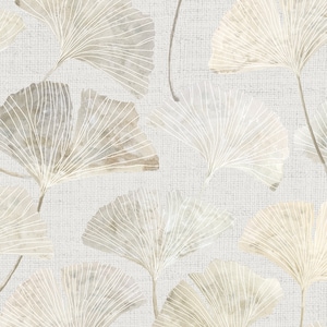 Gingko Leaf Wallpaper Sample - Etsy