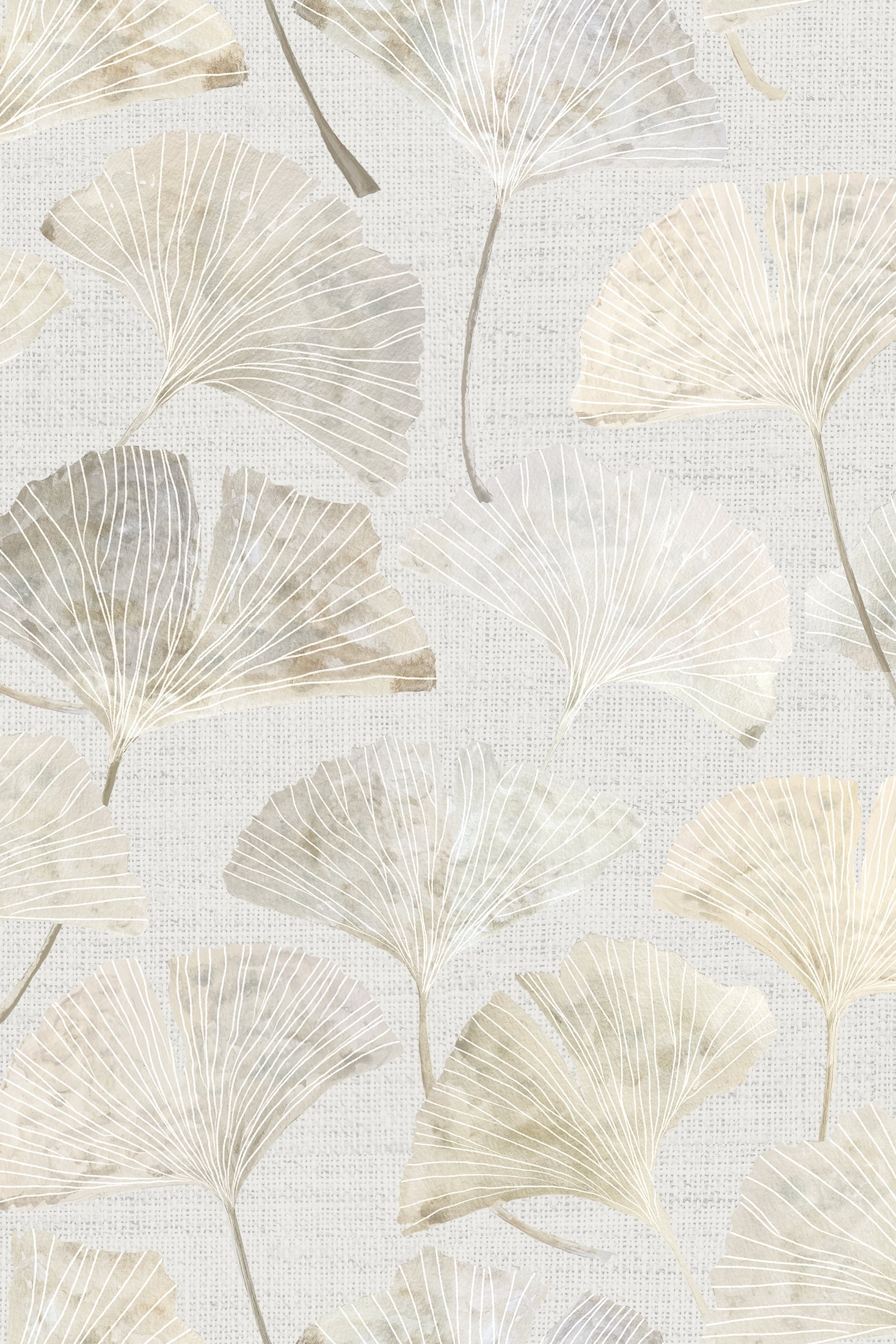 Gingko Leaf Wallpaper Sample - Etsy