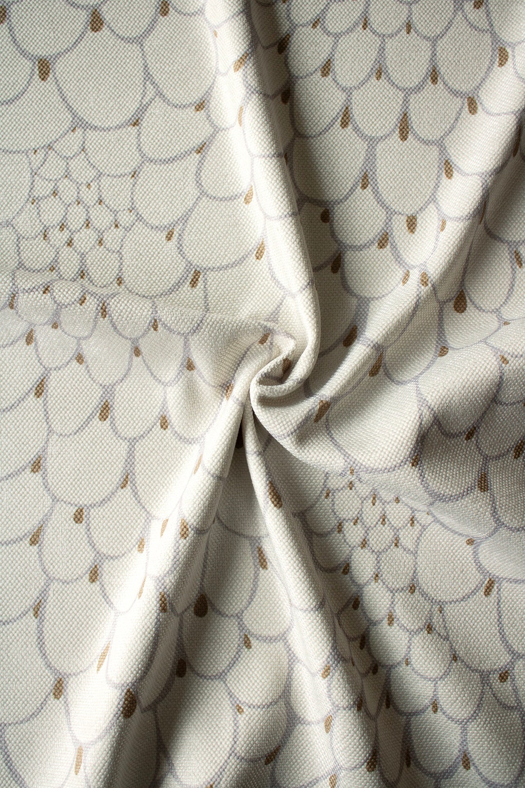 Peacock Scales Fabric - Wipeable, Fade Resistant by the Yard - Etsy