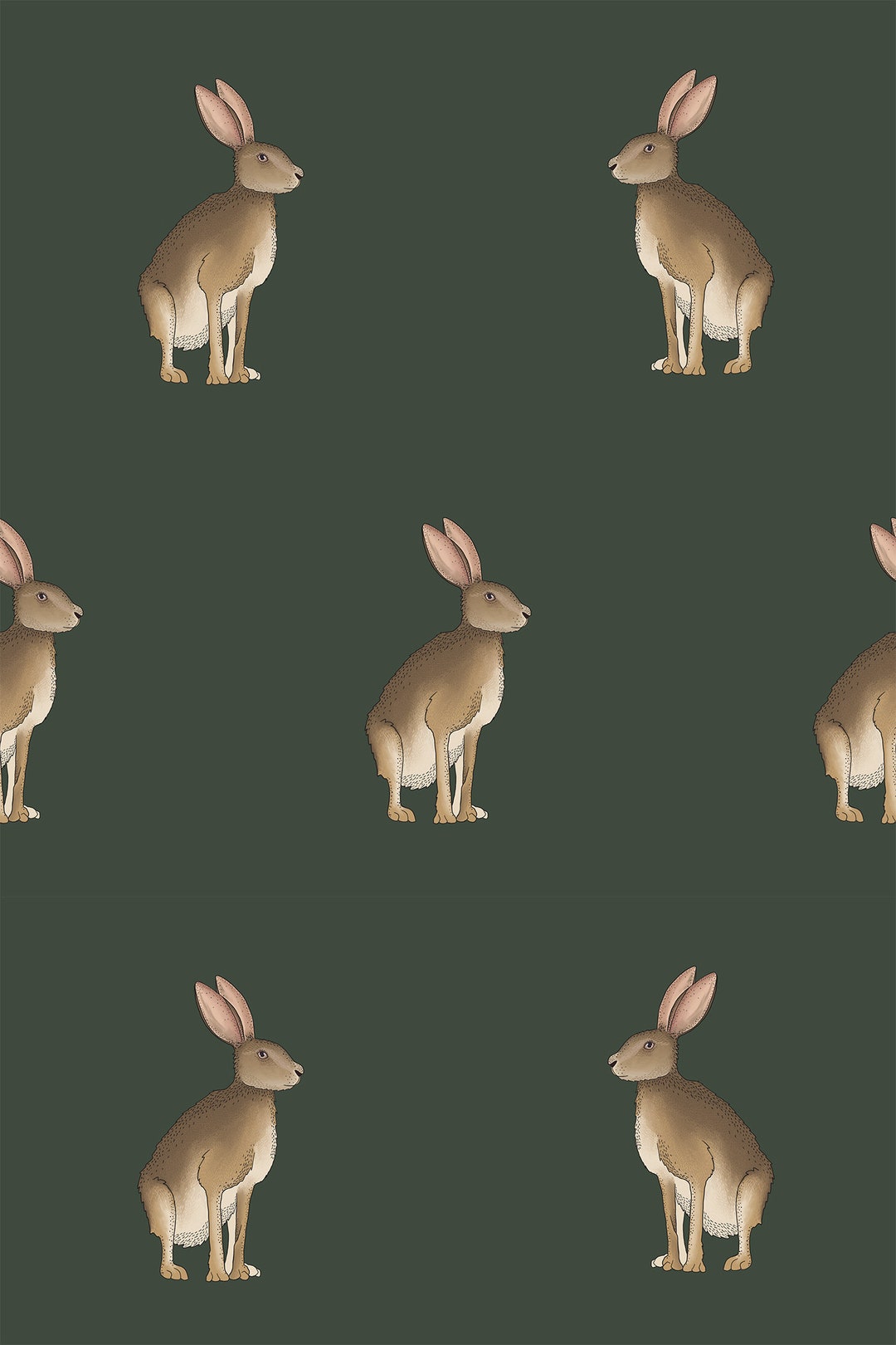 Rabbits Wallpaper - Etsy