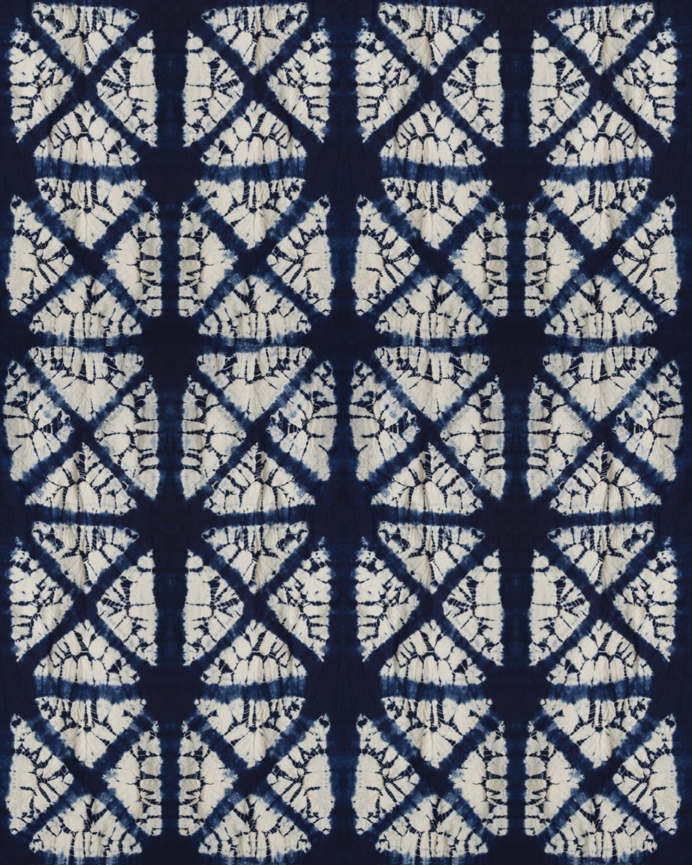 Indigo Diamond Wallpaper - Etsy