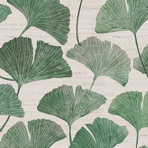 Gingko Leaf Wallpaper Sample - Etsy