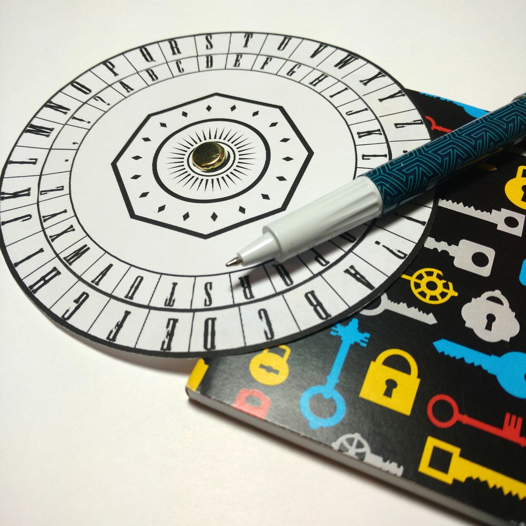 Cipher Download, Spy Birthday Party Favors, Escape Room Puzzle, Enigma ...