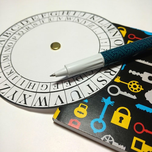 Cipher Wheel Printable Spy Party Escape Room Prop. Fun Spy - Etsy