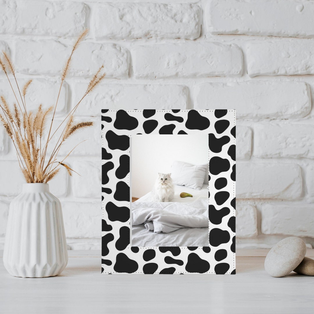 Custom Cow Print Picture Frame 5x7 Photo Frame Modern - Etsy