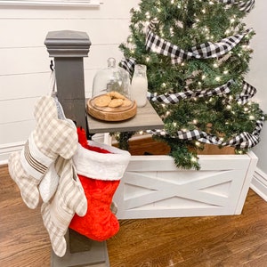 Rustic Stocking Post Christmas Stocking Stocking Stand - Etsy