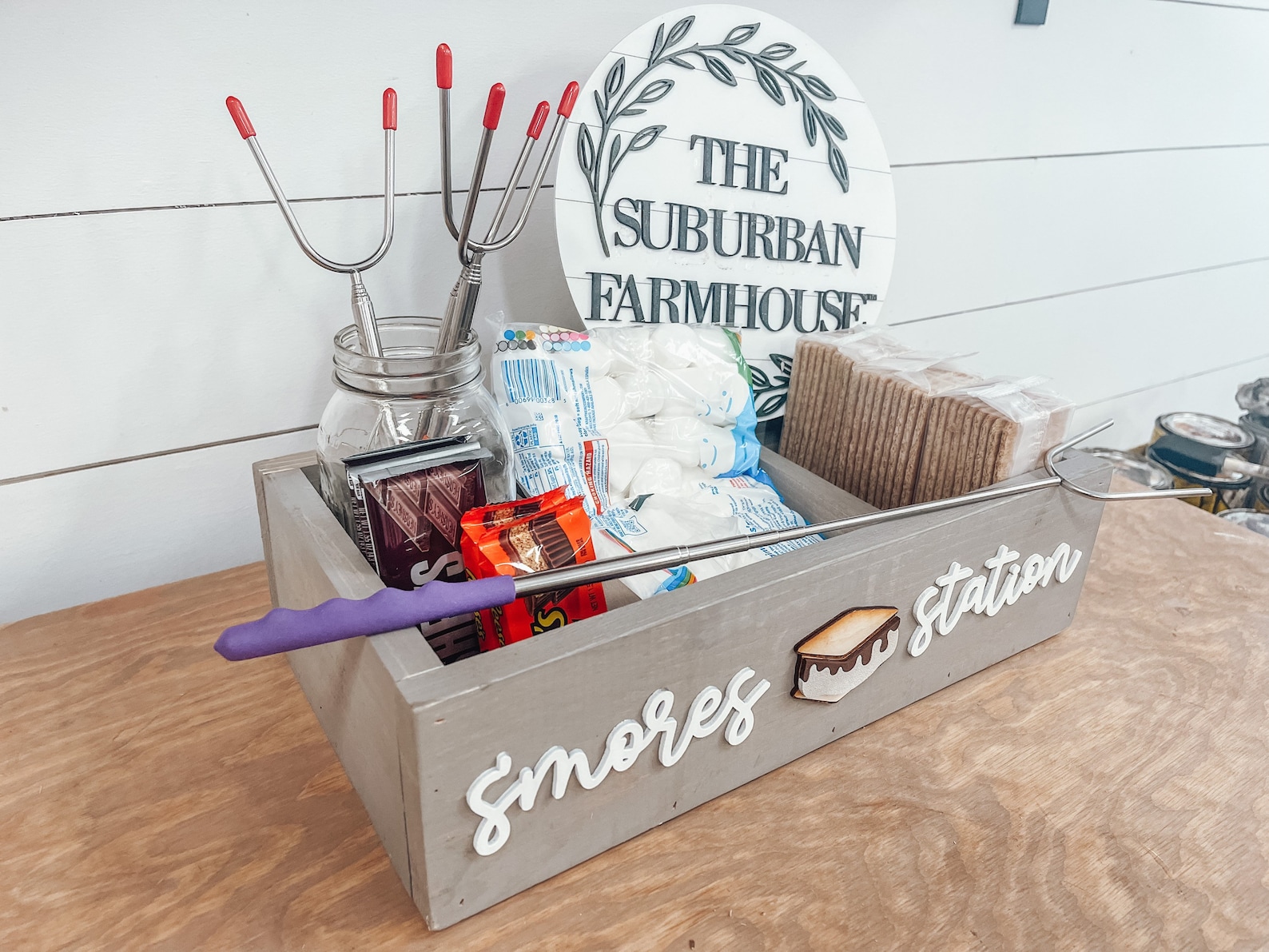 Smores Station Box - Smores Caddy - Making Smore Memories - Smores Bar ...