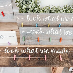 Look What I Made Children's Art Signs - Art Display Sign - Artwork ...