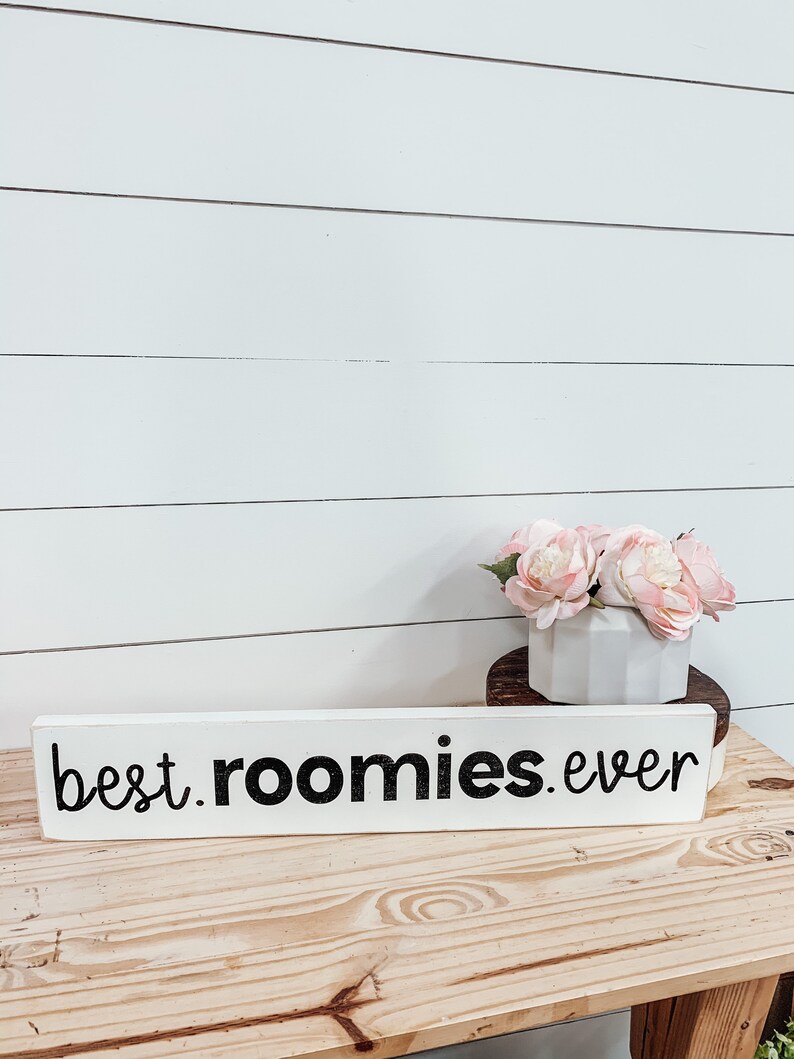 Best Roomies Sign College Roommate Dorm Sign Dorm Decor - Etsy