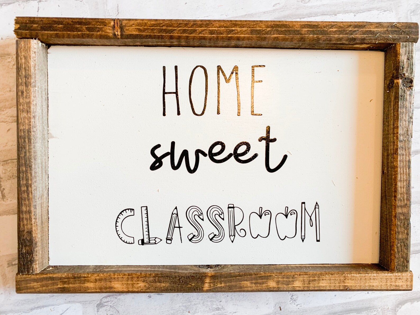 Teacher Gift/ Home Sweet Classroom Teacher Classroom Door Decor ...