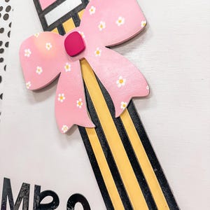 Coquette Pencil With Bow Classroom Decor - Classroom Decor- the ...