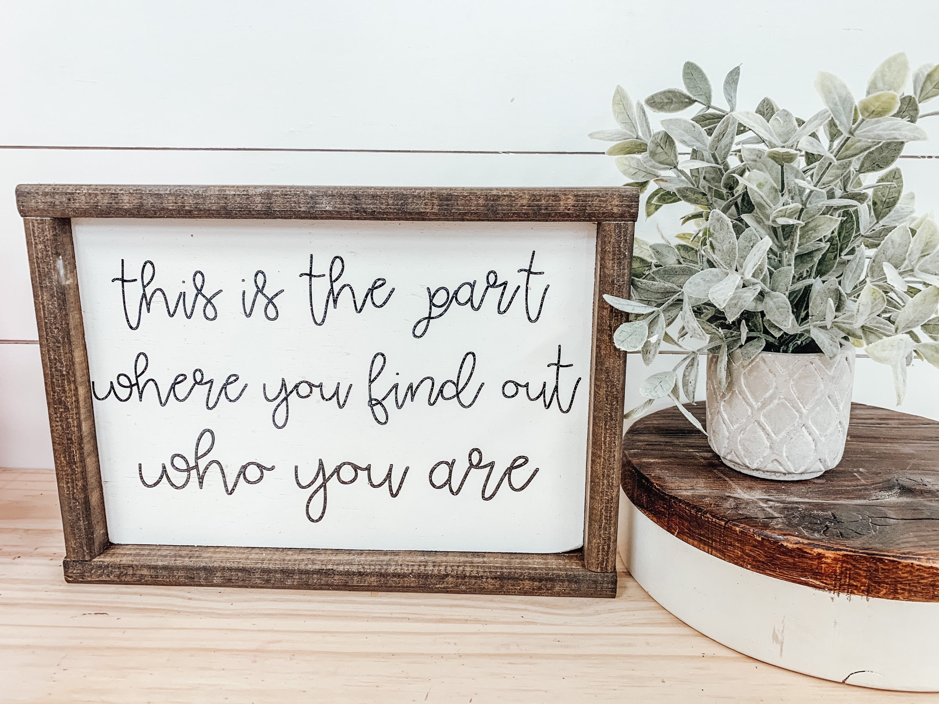 This is the Part Where You Find Out Who You Are Sign College | Etsy